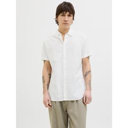Jack & Jones JACK & JONES Kurzarmhemd »JJEBREEZE SHIRT SS SN« mit Hemdkragen White XS - N-Gr N-Gr XS Cooles Hemd von Jack & Jones