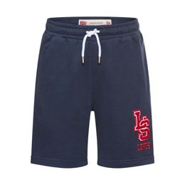 Levi's® kids LEVI'S KIDS Sweatshorts »LVB MONOGRAM SHORTS« mit Badge und Logo-Stickerei DRESS BLUES 6 (116) - N-Gr N-Gr 6 (116) Jogger Shorts von Levi's Kids
