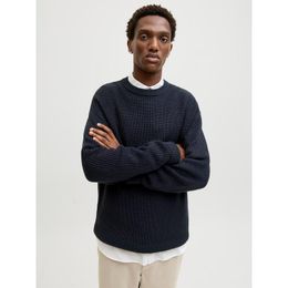 Jack & Jones JACK & JONES Rundhalspullover »JJKAITO KNIT CREW NECK BF« Sky Captain S S Pullover von Jack & Jones