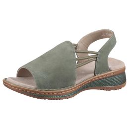 Ara Riemchensandale »HAWAII«, Sommerschuh, Sandalette, Keilabsatz, mit Stretch-Bänder, G-Weite salbei 41 41 Zum Schlupfen