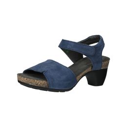 Think! Riemchensandale »Sandalen Leder« Indigo 42 42 Verschluss: Klettverschluss