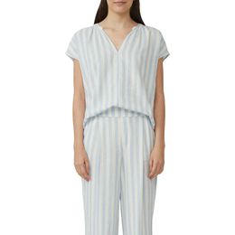s.Oliver Kurzarmbluse mit All-Over Print BLUE STRIPE 34 34 Bluse von s.Oliver Red Label