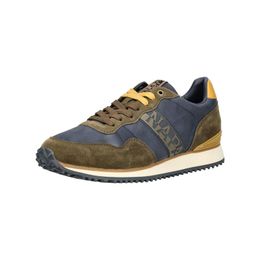 Napapijri Sneaker »Sneaker Lederimitat/Textil« Braun/Blau 46 46 Verschluss: Schnürung