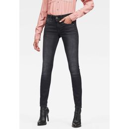 G-Star Raw G-Star Damen G-STAR Skinny-fit-Jeans &raquo;Mid Waist Skinny&laquo; mit Elasthan-Anteil grau 34, L&auml;nge 32