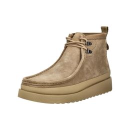 Clarks Stiefelette »Stiefelette Leder« Dunkelbeige 47 47 Verschluss: Schnürung