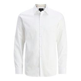 Jack & Jones JACK & JONES Langarmhemd »JPRBLABARNES DETAIL DOBBY L/S SHIRT LN« White XXL - N-Gr N-Gr XXL Modernes Hemd von Jack & Jones