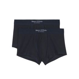 Marc O'Polo MARC O'POLO Boxer »Iconic Rib« 2er Pack, mit flachen Nähten dark navy S S Herren-Feinripp-Trunk von Marc O'Polo