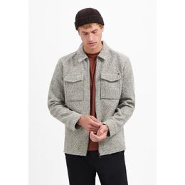 NO EXCESS Damen NO EXCESS Langarmhemd &raquo; Overshirt mit Wollrei&szlig;verschluss&laquo; XXL, Normalgr&ouml;&szlig;en