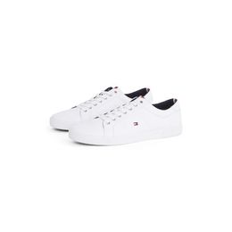 Tommy Hilfiger Sneaker »ICONIC LONG LACE SNEAKER«, Freizeitschuh, Halbschuh, Schnürschuh mit gespolstetem Schaftrand weiß 40 40 Sneaker in klarem...
