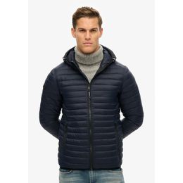 Superdry Steppjacke »HOODED FUJI LITE JACKET« Eclipse Navy M M Moderne Pufferjacke von Superdry