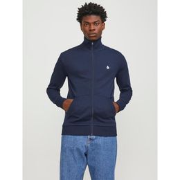 Jack & Jones JACK & JONES Sweatjacke »JJEPAULOS SWEAT ZIP NOOS« Navy Blazer S S Mit Stickerei