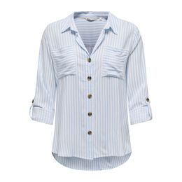 Only Hemdbluse »ASMIN SHIRT L/S WVN NOOS« Cashmere Blue Stripes:WHITE XS (34) XS (34) Bluse von Only