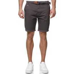 INDICODE Herren Chinoshorts &raquo;INConor&laquo; grau XXL, N-Gr