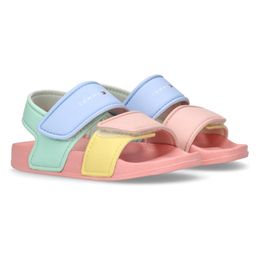 Tommy Hilfiger Sandale, Badeschuh, Sandale, Wasserschuh mit Klettverschlüssen multicolor 22 22 Wassersandale von Tommy Hilfiger für den Strand