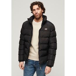 Superdry Steppjacke »SPORTS PUFFER JACKET« Black M M Moderne Pufferjacke von Superdry