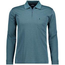 Ragman Poloshirt Dunkelgrün-357 XL XL Reissverschluss