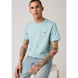 Levi's LEVI'S T-Shirt &raquo;ORIGINAL HM TEE&laquo; mit Logo Print STONE BLUE L L T-Shirt von Levi's