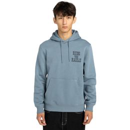 Element Kapuzensweatshirt &raquo;Timber On Track&laquo; Blue Mirage L L Conscious by Nature: Recycling-Baumwolle
