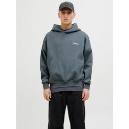 Jack & Jones JACK & JONES Kapuzensweatshirt &raquo;JORISLINGTON BACK SWEAT HOOD SN&laquo; Stormy Weather XXL XXL Sweater von Jack & Jones