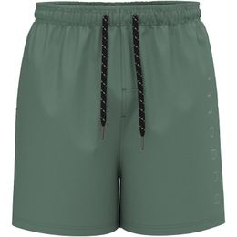 Bugatti Badeshorts »Ramon« Tonal reflektiv Logoprint auf dem linken Bein olive green 3XL - N-Gr N-Gr 3XL Badeshorts Bugatti