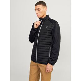 Jack & Jones JACK & JONES Steppjacke »JJEMULTI QUILTED COLLAR NOOS« Black XL XL Steppstoffe bestehen aus zwei oder mehr Lagen, die zusammengenäht sind. Sie...