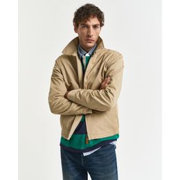 Gant Kurzjacke &raquo;COTTON WINDCHEATER JACKET&laquo; mit zwei-Wege-Rei&szlig;verschluss dark khaki M M &Uuml;bergangsjacke von Gant