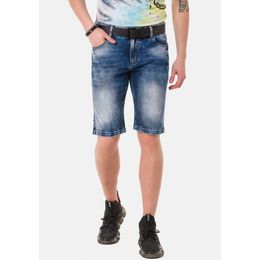 Cipo & Baxx CIPO & BAXX Caprijeans BLUE 38 - N-Gr N-Gr 38 Modische Jeans Capri von Cippo & Baxx