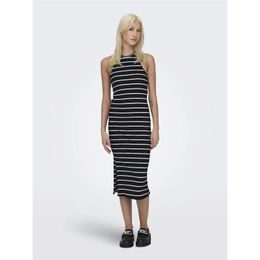 Only Jerseykleid Sommerkleid Black Stripes:THIN WHITE STRIPES L (40) - N-Gr N-Gr L (40) Perfekt für Freizeitaktivitäten durch bequeme Passform