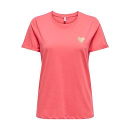Only Kurzarmshirt »ONLKITA LIFE S/S TOP NOOS« regular fit, casual, Single Jersey, Baumwolle, Rundhals Dubarry Print:Gold glitter heart XS (34) XS...