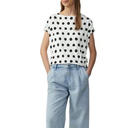 s.Oliver T-Shirt mit All-Over Print OFFWHITE/BLACK 34 34 T-Shirt von s.Oliver