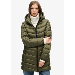 Superdry Steppjacke »HOODED FUJI MID PADDED JACKET« Dusty Olive Green S S Moderne Pufferjacke von Superdry