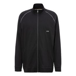 BOSS Sweatjacke mit Logostickerei schwarz 5XL 5XL Sweatjacke von BOSS