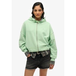 Superdry Kapuzensweatjacke »STUDIOS ZIP HOODIE« Hemlock Green M M Hoddie mit Zipper von Superdry