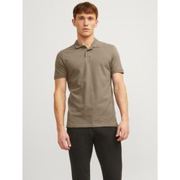 Jack & Jones JACK & JONES Poloshirt »JJEBASIC POLO SS NOOS« mit Logo Stickerei Coriander XL XL Herrenpolo von Jack & Jones