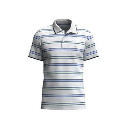 Fynch-Hatton Poloshirt gestreift, mit Logo-stickerei white XXL XXL Kurzarm-Poloshirt für Herren von Fynch-Hatton