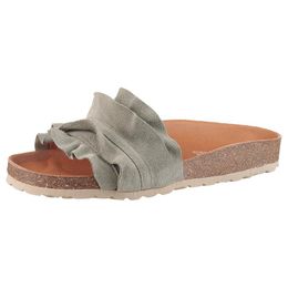 VERBENAS Pantolette »Rocio Roda«, Sommerschuh, Schlappen für Strand- und Badeausflüge geeignet khaki 37 37 Für den Sommer bestens geeignet