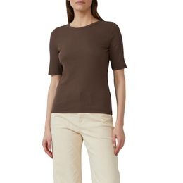 s.Oliver T-Shirt gerippt und mit Stretch BROWN YELLOW 46 46 T-Shirt von s.Oliver Red Label