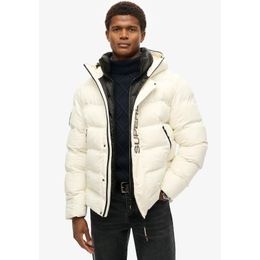 Superdry Steppjacke »Hooded City Graphic Puffer Jkt« OFF WHITE L L Moderne Pufferjacke von Superdry