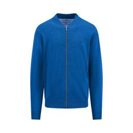 Fynch-Hatton Strickjacke mit Logo Stickerei strong blue XXL XXL Strickjacke von Fynch-Hatton