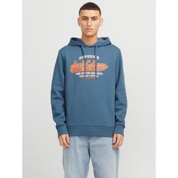 Jack & Jones JACK & JONES Kapuzensweatshirt &raquo;JJELOGO SWEAT HOOD 2 COL 24/25 NOOS&laquo;, mit Logo Print Oceanview S S Sweater von Jack & Jones