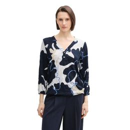 Tom Tailor Blusenshirt in Crinkle Optik big floral shapes design XXL (44) XXL (44) Shirt von Tom Tailor