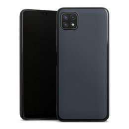 DeinDesign Galaxy A22 5G Handy Hard Case Schutzhülle schwarz Smartphone Backcover Anthracite Grey Unicoloured Hard Case
