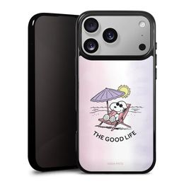 DeinDesign iPhone 17 Pro Max Handy Silikon H&uuml;lle Case schwarz Handyh&uuml;lle Snoopy Official Licensed Product Peanuts