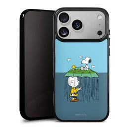 DeinDesign iPhone 17 Pro Max Handy Silikon H&uuml;lle Case schwarz Handyh&uuml;lle Peanuts Children Snoopy