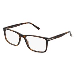 Fielmann OL 021 CL Brille Herren | Fassung: Vollrand, Quadratisch, Havanna Dunkel