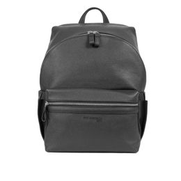 Cityrucksack MARGELISCH "RENU-1", Gr. B/H/T: 26cm x 38cm x 26cm, onesize, schwarz, Rindsleder, Rucksäcke, aus LWG zertifiziertem Leder