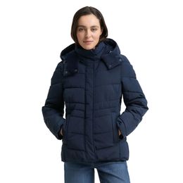 Steppjacke Tom Tailor, Damen, Gr. L, sky captain blau, Steppware, Obermaterial: 100% Polyester. Futter: 100% Polyester, unifarben, regular fit taillenbedeckt, Rippbündchen, Jacken, mit Logo Stickerei