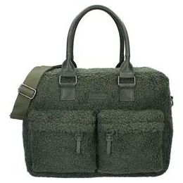 kidzROOM Wickeltasche VADOBAG "Care Vienna Hello Little One", Damen, Gr. B/H/T: 16cm x 28cm x 40cm, grün (dunkelgrün), Kunstfaser, unifarben, Taschen, mit passender Wickelunterlage