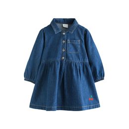 next Shirt Dress Standard Regular Fit Mädchen Größe 116 dunkelblau / grün / rot