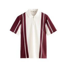 next Poloshirt Herren Größe XL weinrot / weiß
